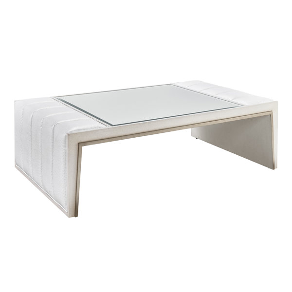 Marge Carson Cascade Mirrored Rectangular Cocktail Table - Wayfair Canada